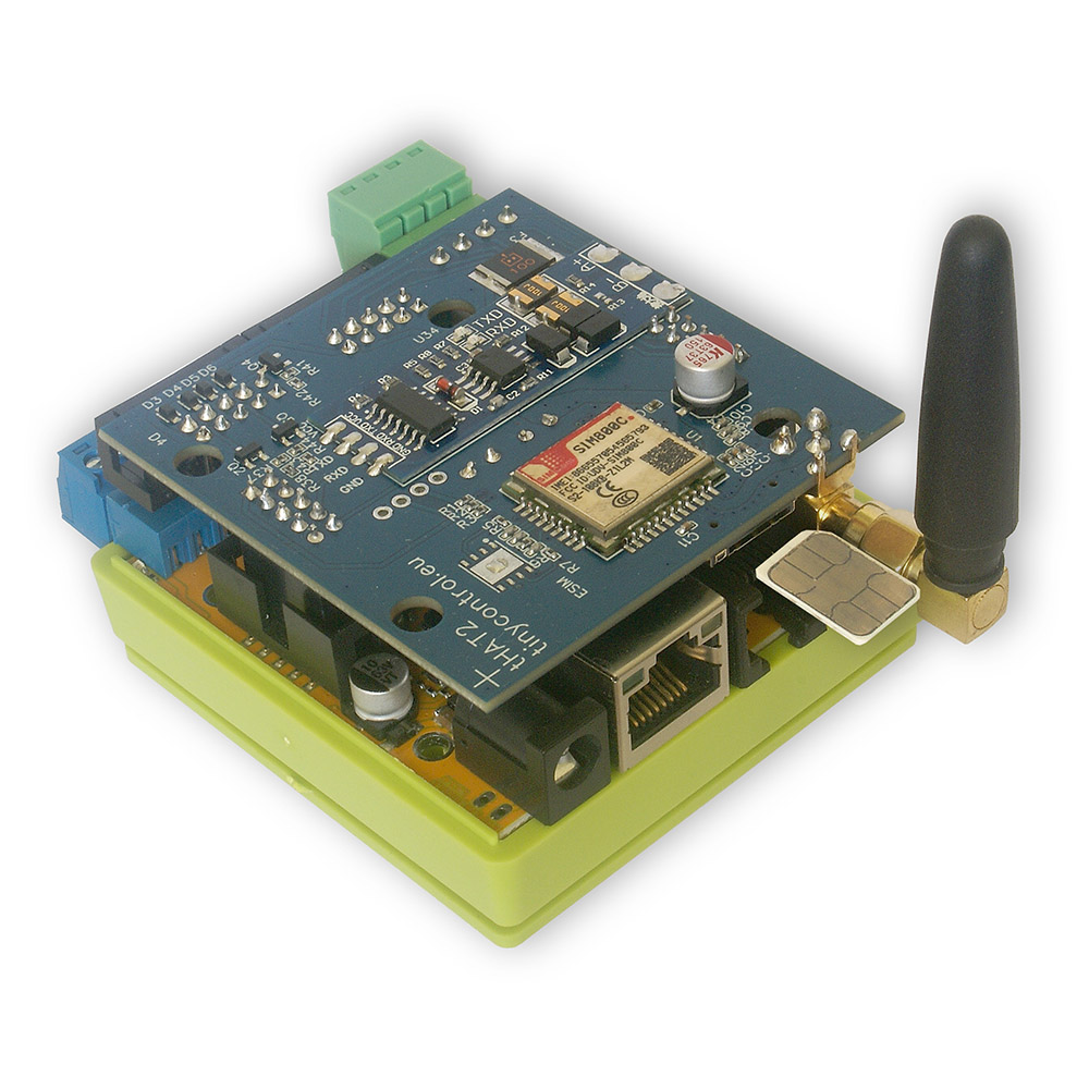 Nakładka tHAT2 + GSM | Płytki | Akcesoria | tinycontrol