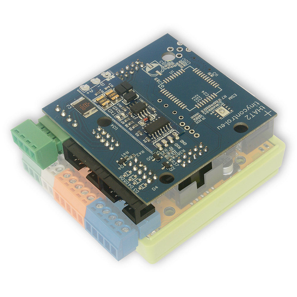 tHAT2 - 4 relay outputs and Modbus converter | Boards | Accessories | Tinycontrol